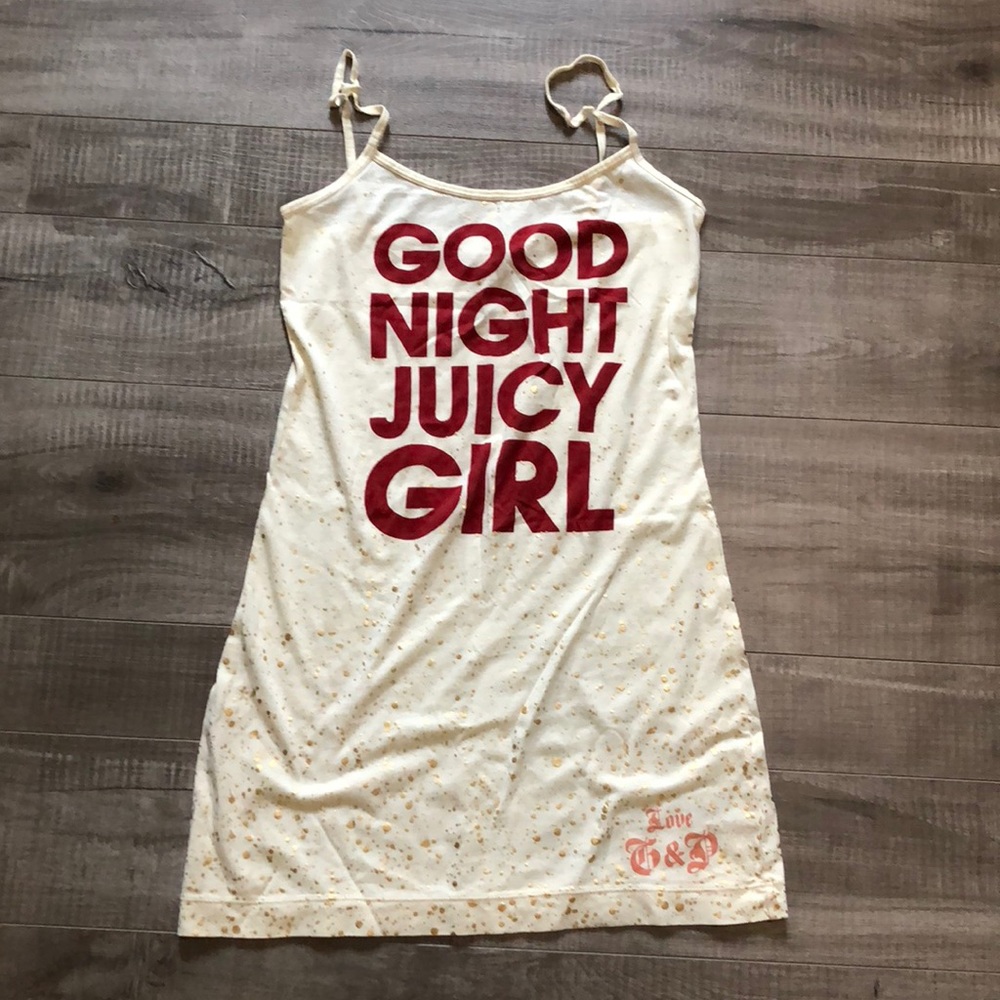 Juicy Couture Night Shirt/Slip Teddy Gown - Gem